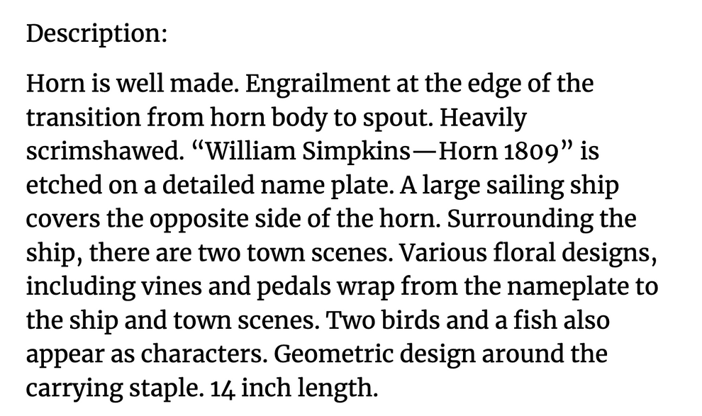 Virtual Show William Simpkins Horn – LaMasterArms